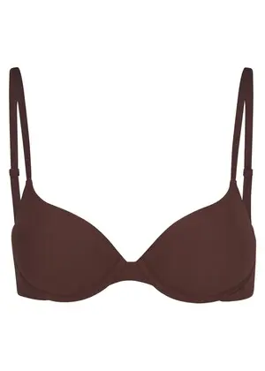 SKIMS Stretch-jersey Push-up Bra - Brown