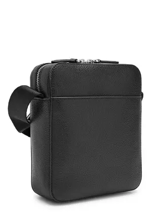 Polo Ralph Lauren Logo Pebbled Leather Cross-body Bag