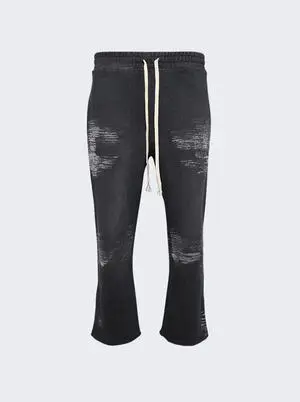 RIVINGTON ROI REBIS Burn The Principal Sweatpants Vintage - Black