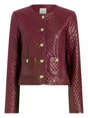 Cinq À Sept Quilted Button Jacket