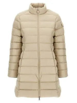 Moncler Igesse Quilted Midi Down Jacket - Beige