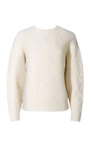 Women's Ivory Wool Sweaters