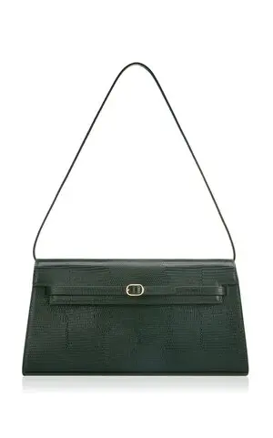 VERAFIED Lizard-effect Leather Shoulder Bag