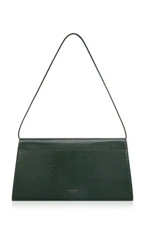VERAFIED Lizard-effect Leather Shoulder Bag