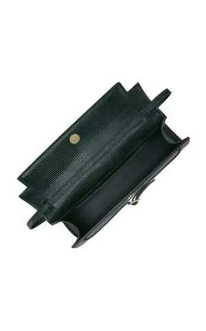 VERAFIED Lizard-effect Leather Shoulder Bag