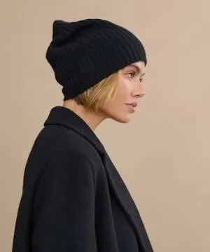 Jenni Kayne Cashmere Beanie - Black