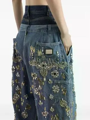 Dolce & Gabbana Embellished Jeans