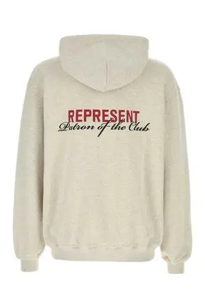 REPRESENT Melange Cotton Sweatshirt - Grey