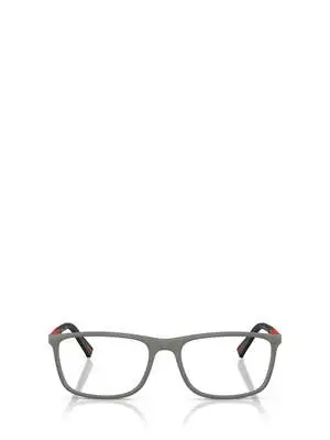 Prada Rectangular Eyeglasses Grey Silver