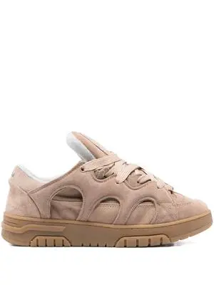 SANTHA Totalsuede Nude Shoes - Beige