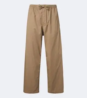 LEMAIRE Cotton Twill Wide-leg Pants - Beige
