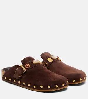 Veronica Beard Buckled Mules Clogs For Women