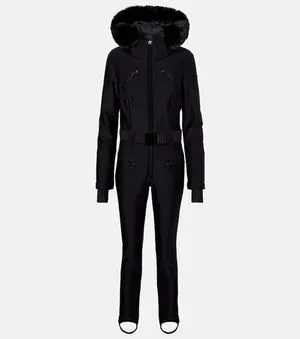 Goldbergh Glisser Faux Fur-trimmed Ski Jumpsuit