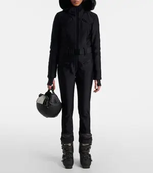 Goldbergh Glisser Faux Fur-trimmed Ski Jumpsuit