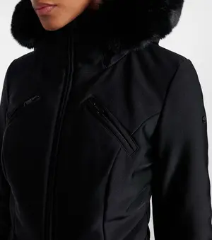 Goldbergh Glisser Faux Fur-trimmed Ski Jumpsuit
