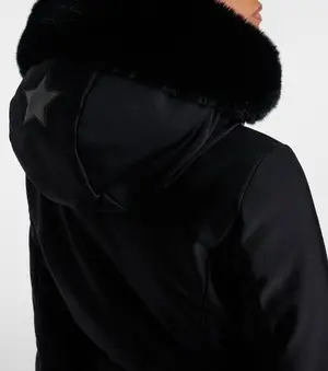 Goldbergh Glisser Faux Fur-trimmed Ski Jumpsuit
