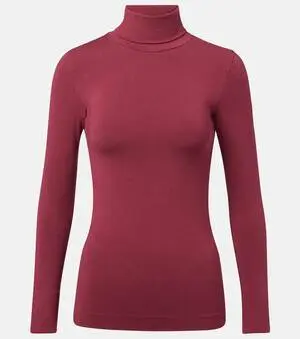 Fusalp Alisier Technical Turtleneck Sweater - Burgundy