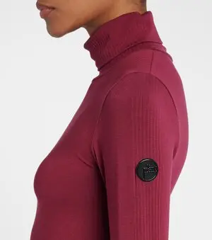 Fusalp Alisier Technical Turtleneck Sweater - Burgundy