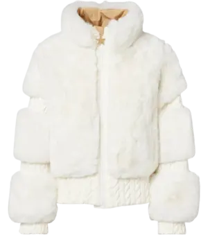 Cream Shearling Shrugs