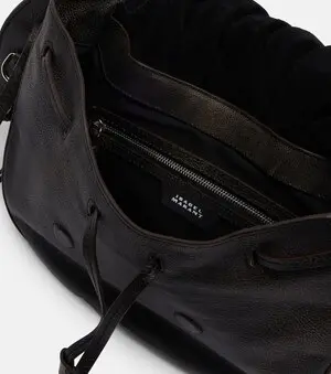Isabel Marant Étoile Bolton Leather Shoulder Bag - Brown