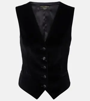 Dolce & Gabbana Button Detailed Vests For Women