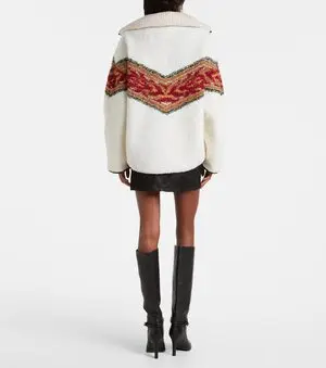 MARANT ETOILE Marner Fleece Zip-up Sweater