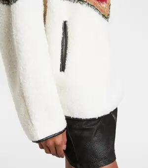 MARANT ETOILE Marner Fleece Zip-up Sweater