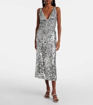 Dolce & Gabbana Tinsel Cocktail Dress