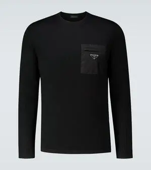 Prada Pocket Sweaters For Men