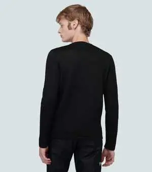 Prada Crewneck Sweater With Pocket