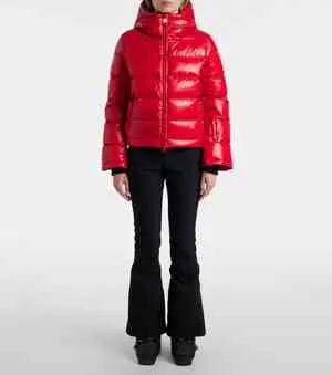 Perfect Moment Polar Flare Down Ski Jacket - Red
