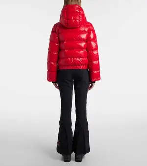 Perfect Moment Polar Flare Down Ski Jacket - Red