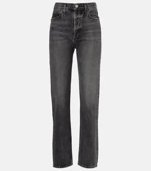 '90s High-Rise Straight-Leg Jeans for Women