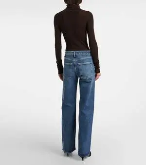 AGOLDE Harper Mid-rise Straight Jeans