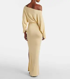 AYA MUSE Silk-blend Maxi Dress