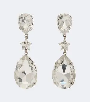 Dolce & Gabbana Crystal Clip-on Earrings - Silver