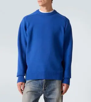A.PRESSE Wool Crewneck Sweater