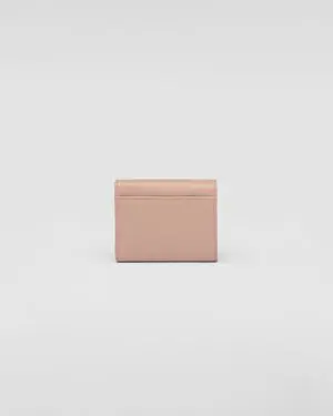 Prada Small Saffiano Leather Wallet - Powder Pink