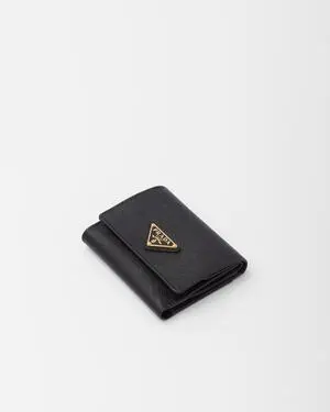 Prada Small Saffiano Leather Wallet - Black