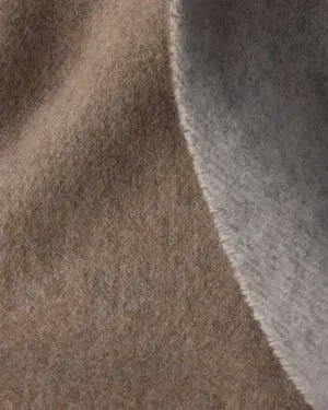 Prada Cashmere And Wool Scarf - Taupe/cloudy Gray
