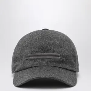 Zegna Cashmere Baseball Cap - Grey