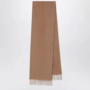 Max Mara Scarf With Monogram Embroidery - Beige