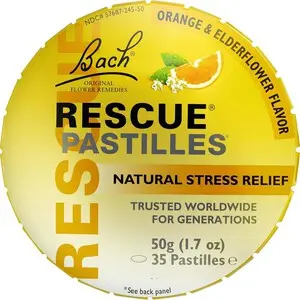 NELSON BACH Bach Rescue Pastilles Orange And Elderflower 35 Lozenges - One-color