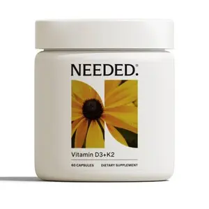 NEEDED Vitamin D3+k2 60 Capsules - One-color