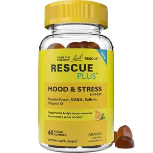 NELSON BACH Bach Rescue Plus Mood & Stress Support Gummy Orange 60 Gummies - One-color
