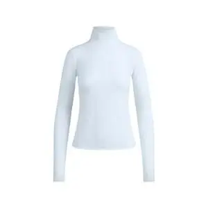 SKIMS Featherweight Cashmere Turtleneck - Pearl