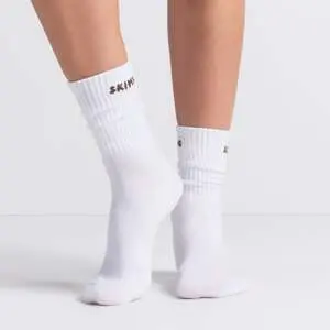 SKIMS Ribbed Crew Socks 3 Pack
