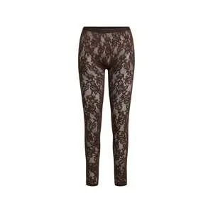SKIMS Knit Lace Stirrup Legging - Espresso