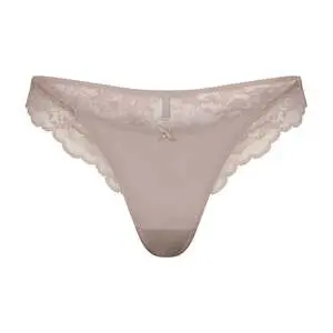 SKIMS Lace Thong - Fawn
