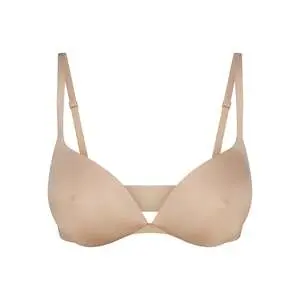 SKIMS Ultimate Nipple Wireless Push Up Bra - Clay